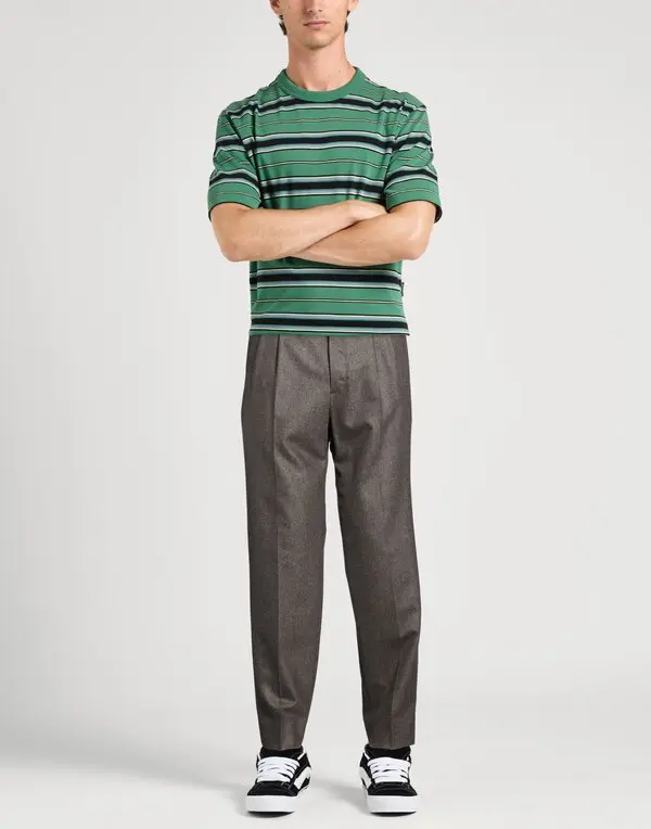 JACOB COHЁN Tailored Virgin Wool Flannel Trousers