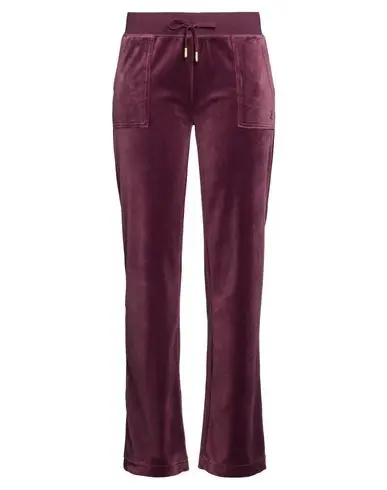 Juicy Couture Pants Burgundy Size Polyester, Elastane