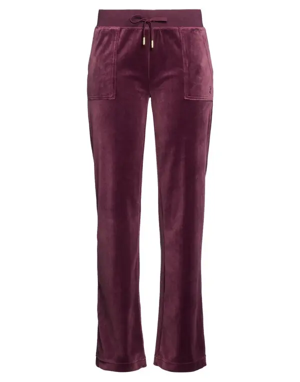 Juicy Couture Pants Burgundy Size Polyester, Elastane