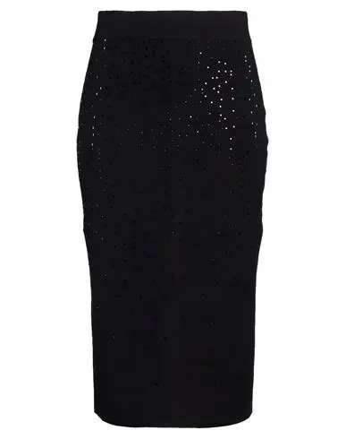 OLTRE Midi Skirt Size Viscose, Polyester - Black
