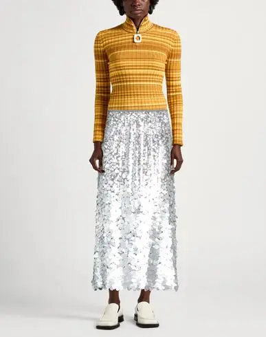 CARLA G. Midi Skirt Size Polyester, Elastane