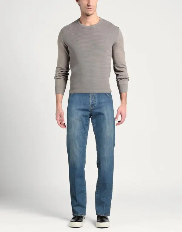 LUIGI BORRELLI NAPOLI Jeans Size Cotton, Elastane