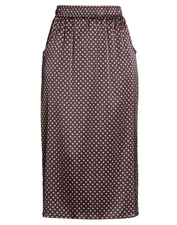 Momoni Midi Skirt Size Silk, Elastane