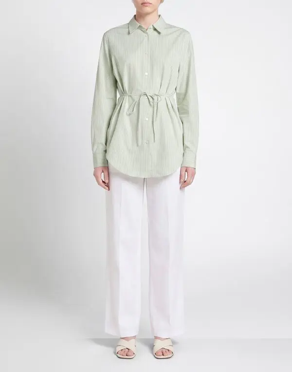 DEPARTMENT 5 Seersucker Striped Belted Shirt