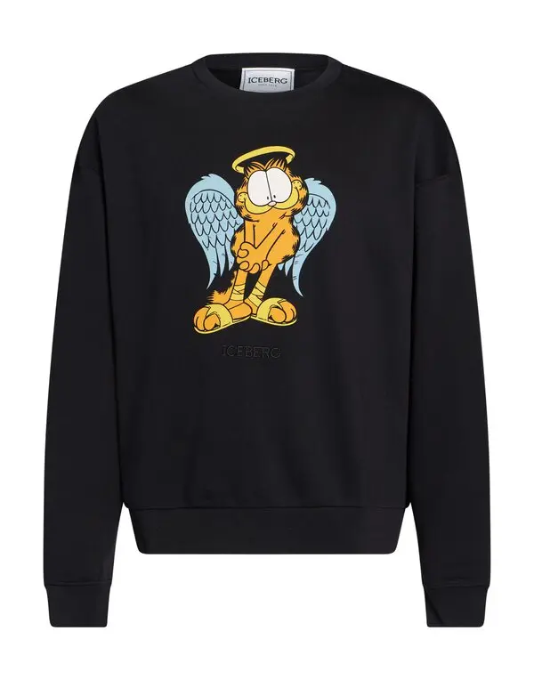 Iceberg Garfield Graphic Sweatshirt - Black