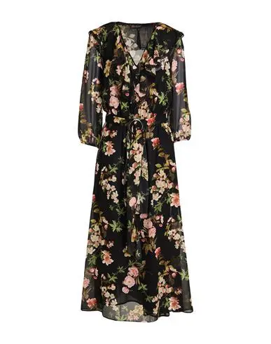 Luisa Spagnoli Maxi Dress Size Silk - Black