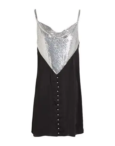 Rabanne Mini Dress Size Polyester, Aluminum