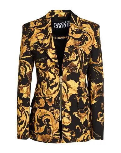 Versace Blazer Size Polyester, Elastane - Black