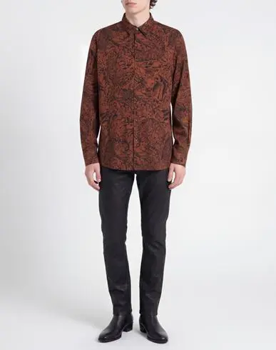 Just Cavalli Shirt Tan Size Cotton, Viscose