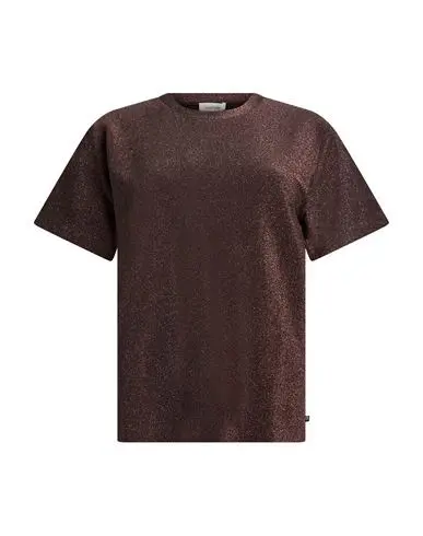 OTTOD'AME Crewneck Short Sleeve T-shirt - Brown