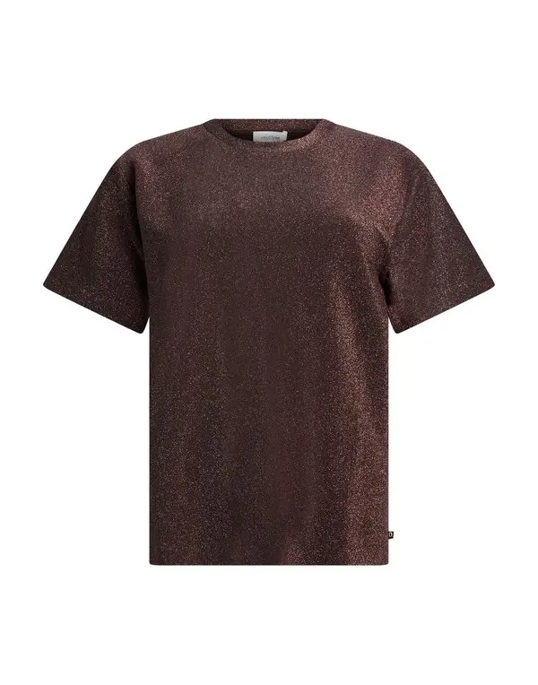 OTTOD'AME Crewneck Short Sleeve T-shirt - Brown