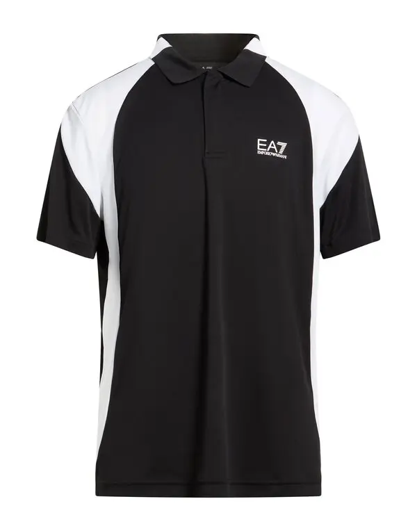 EA7 Polo Shirt Size Polyester - Black