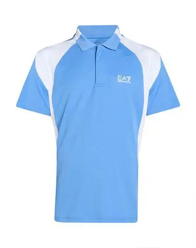 EA7 Polo Shirt Size Polyester - Blue