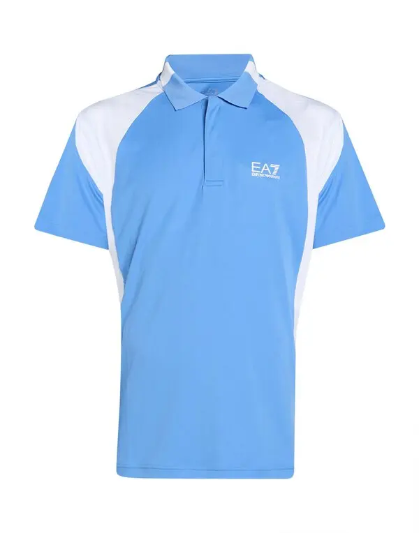 EA7 Polo Shirt Size Polyester - Blue