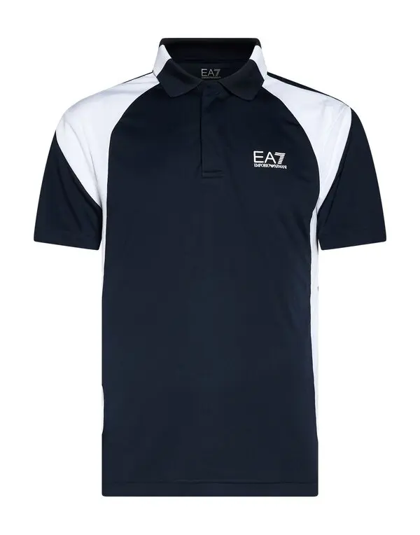 EA7 Polo Shirt Size Polyester - Blue