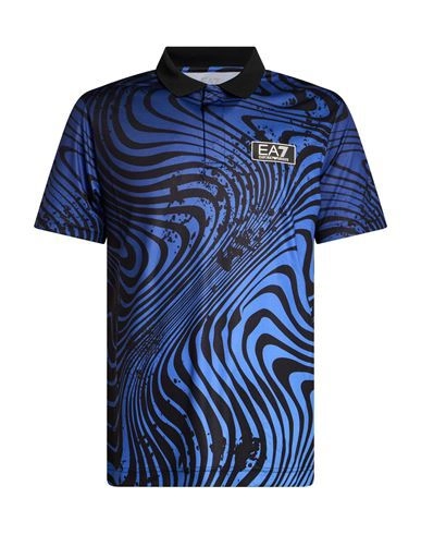 EA7 Polo Shirt Size Polyester - Blue