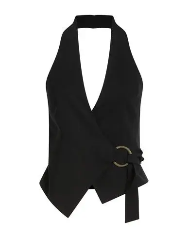 CARLA G. Tailored Vest Size Acetate, Viscose, Elastane