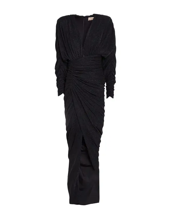 Alexandre Vauthier Metallic Jersey Maxi Dress
