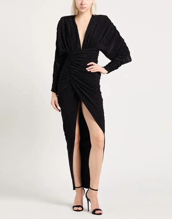 Alexandre Vauthier Metallic Jersey Maxi Dress