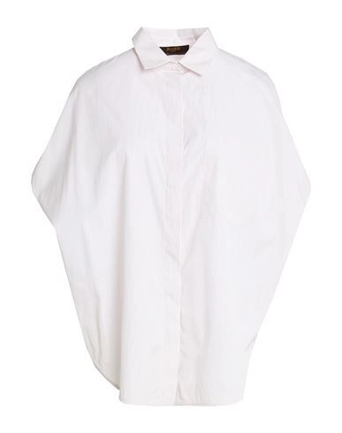 MOORER Striped Cotton Shirt - Brick