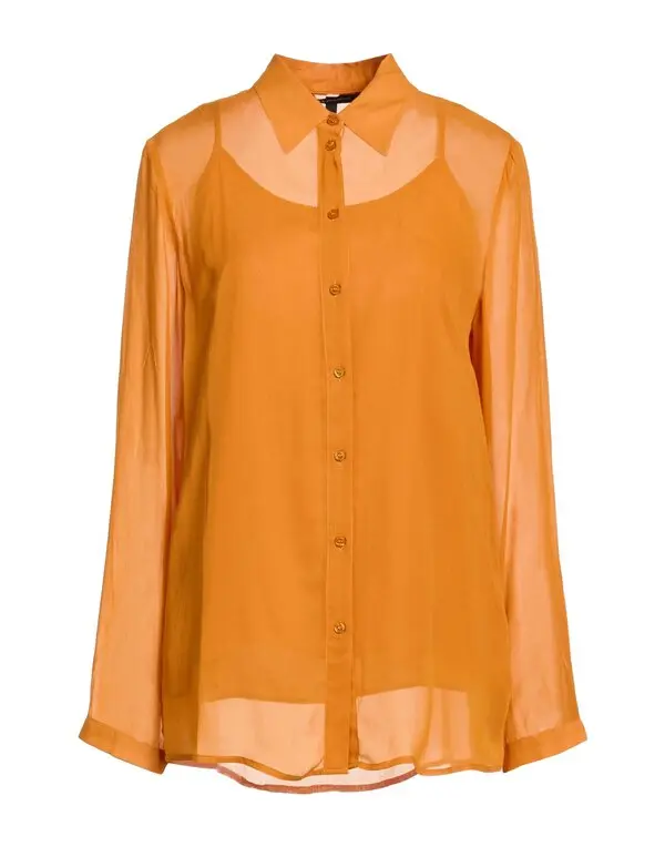 Armani Exchange Shirt Rust Size Viscose