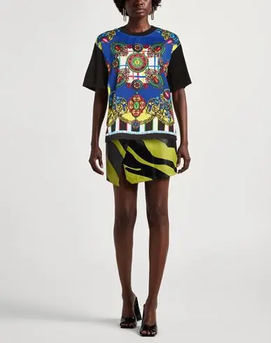 Versace Multicolor Printed T-shirt