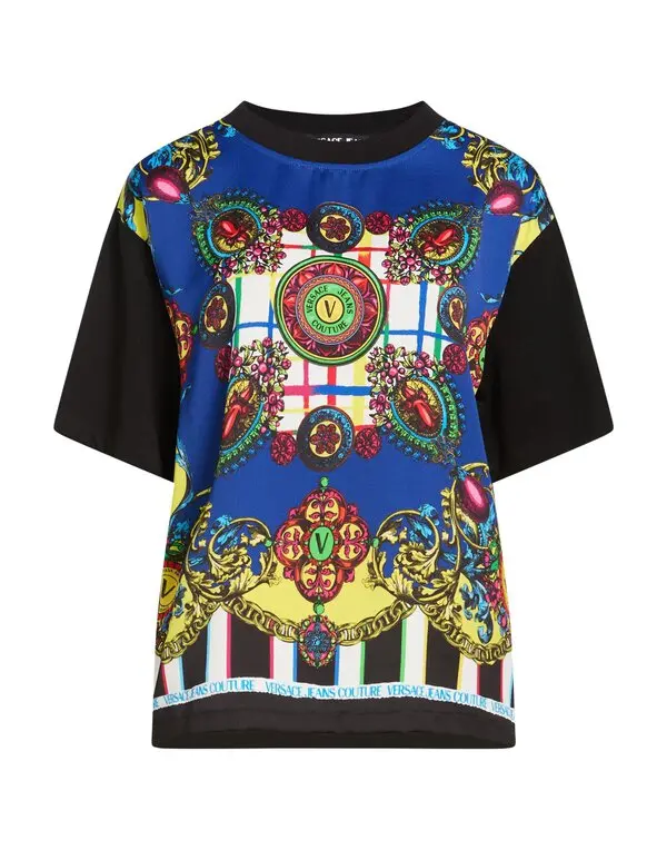 Versace Multicolor Printed T-shirt