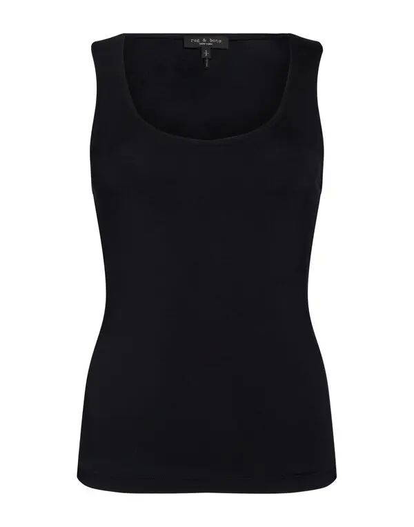 Rag & Bone Tank Top Size Modal, Elastane - Black
