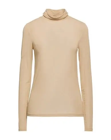 CARACTÈRE Long Sleeve Turtleneck T-shirt - Beige