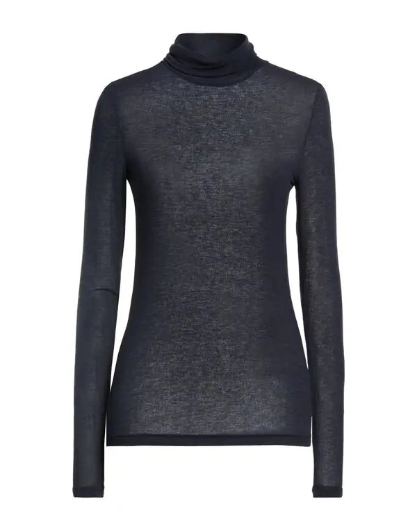 CARACTÈRE Long Sleeve Turtleneck T-shirt - Blue