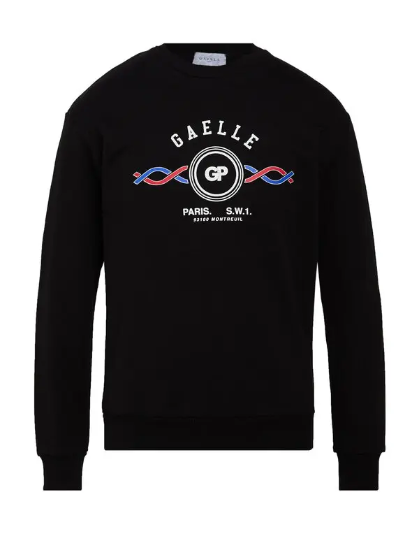 GAELLE PARIS Cotton Sweatshirt - Black