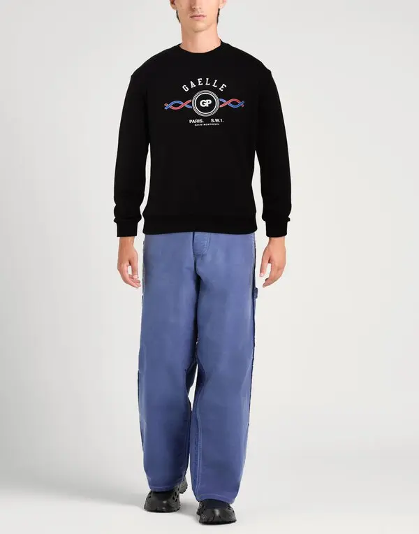 GAELLE PARIS Cotton Sweatshirt - Black