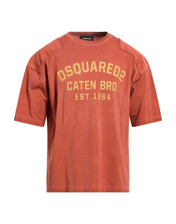 Dsquared2 T-shirt Rust Size Cotton
