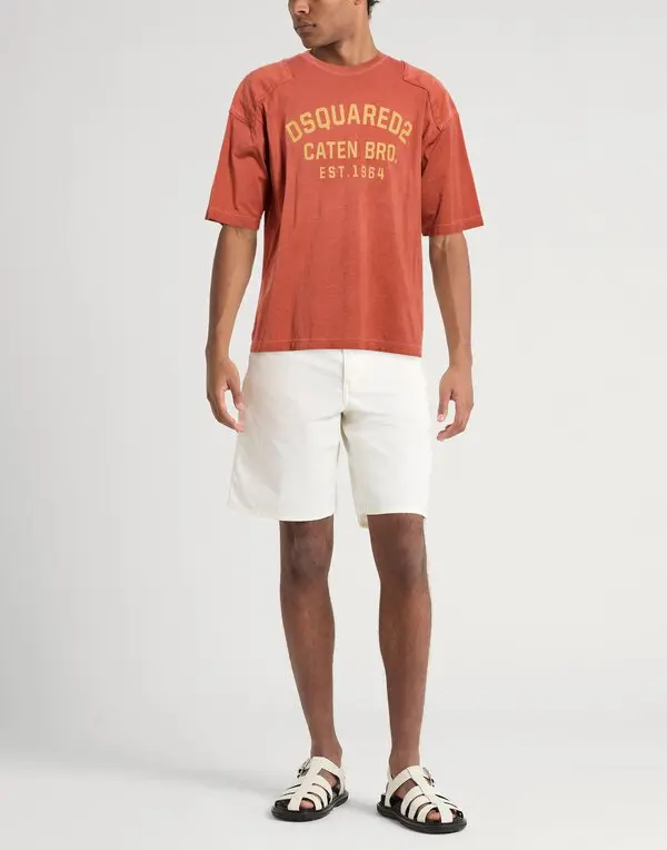 Dsquared2 T-shirt Rust Size Cotton