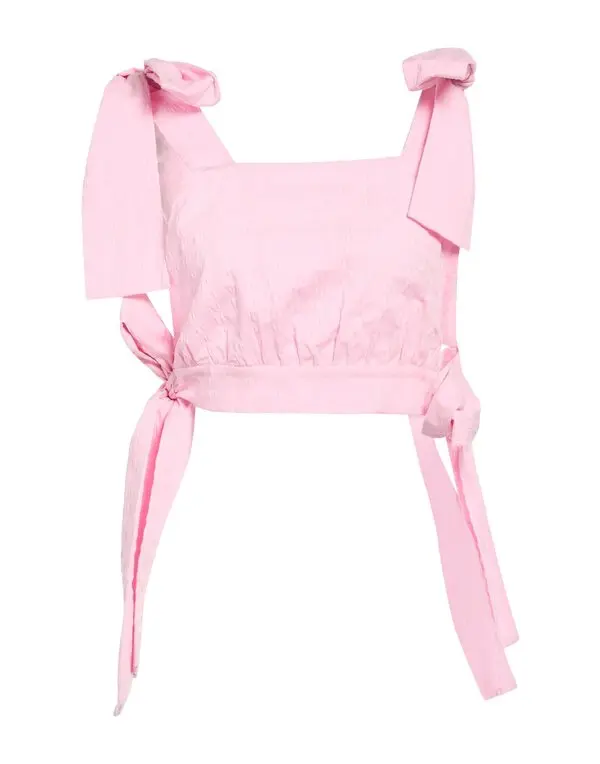 MSGM Top Size Cotton, Elastane - Pink