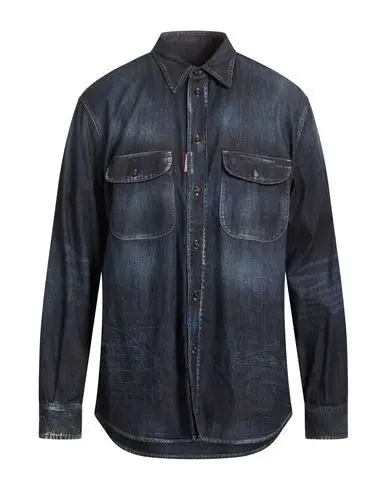 Dsquared2 Denim Shirt Size Cotton, Elastane - Blue