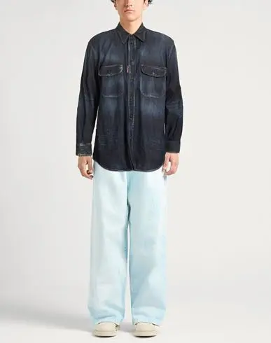Dsquared2 Denim Shirt Size Cotton, Elastane