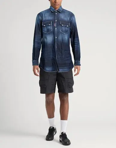 Dsquared2 Denim Shirt Size Cotton, Elastane