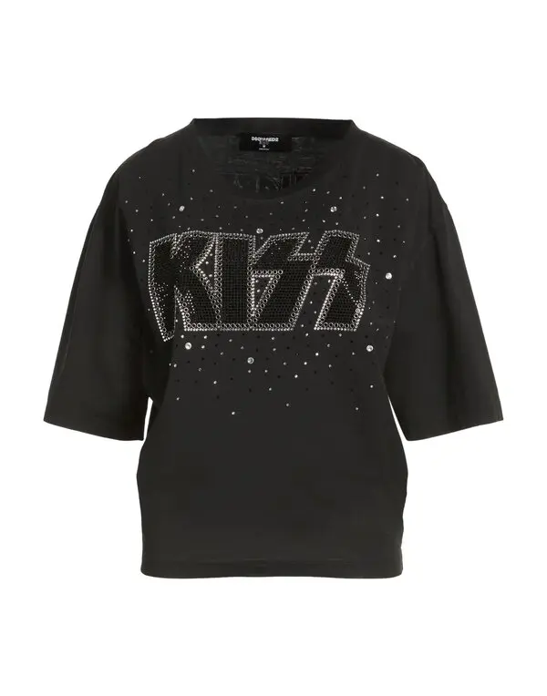 Dsquared2 Kiss" Embellished Cotton T-shirt