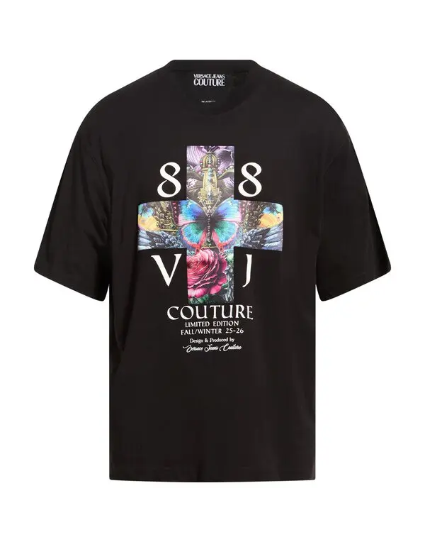 Versace T-shirt Size Cotton - Black