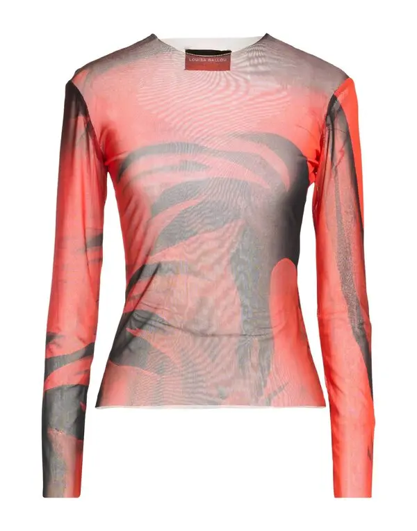 LOUISA BALLOU T-shirt Size Polyester, Elastane