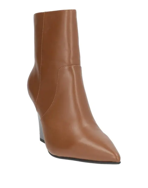 Pinko Ankle Boots Camel Size Calfskin