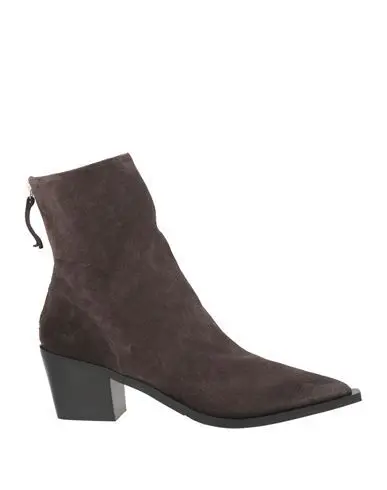 HALMANERA Ankle Boots Taupe Size Leather