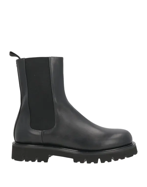 HALMANERA Ankle Boots Size Leather - Black