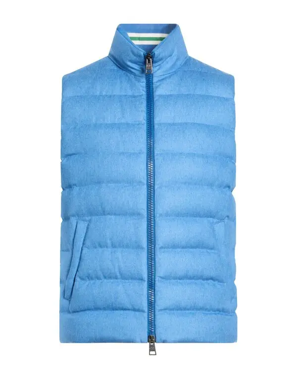 Herno Vest Azure Size Silk, Cashmere