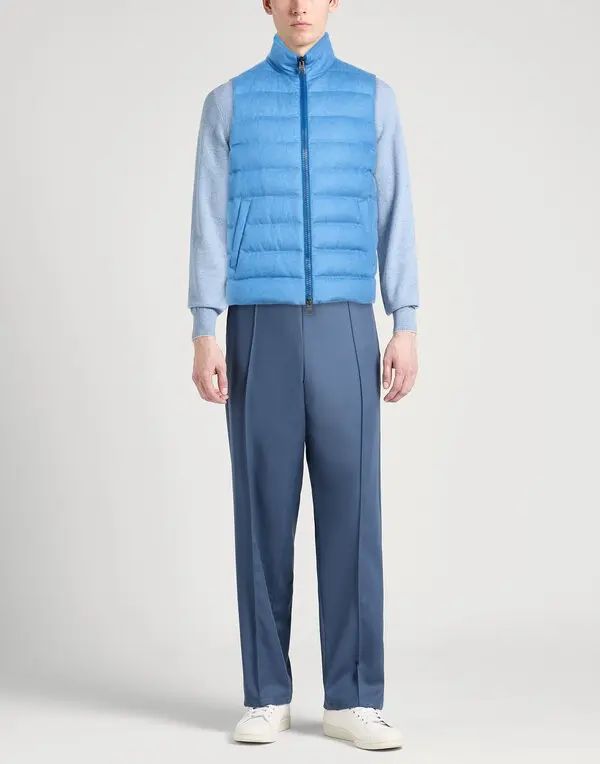 Herno Vest Azure Size Silk, Cashmere
