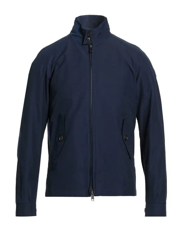 BARACUTA Cotton Polyester Jacket - Navy