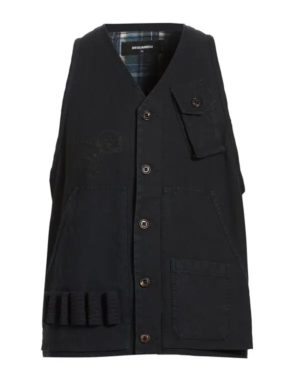 Dsquared2 Cotton Vest - Blue