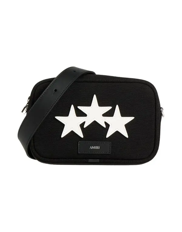 Amiri Cross-body Bag Virgin Wool, Polyamide, Bull Skin