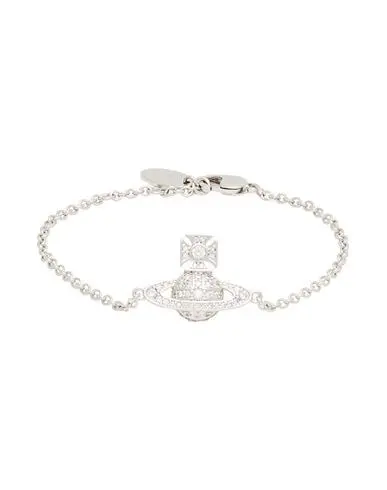 VIVIENNE WESTWOOD Crystal Orb Charm Bracelet - Silver